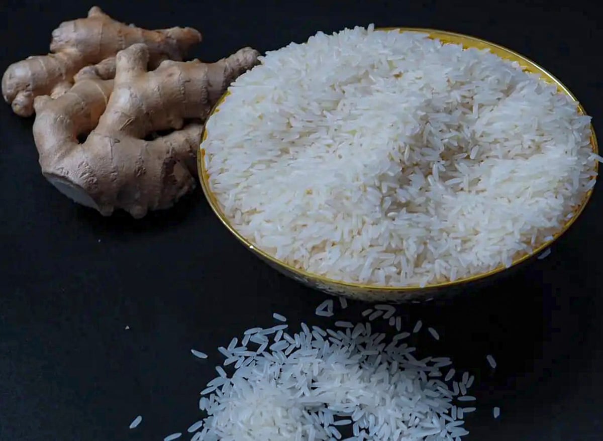 Gingery Rice Porridge - Cook me joy